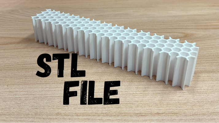 3D Printed Honeycomb STL File – Jakeblanks